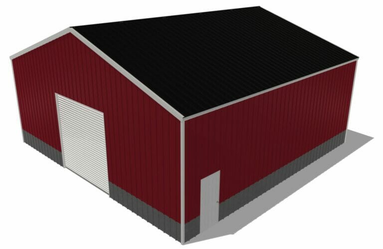 50x50 Outbuilding Steel Building Kit | Maverick Steel Buildings