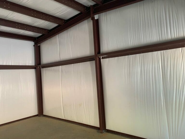 Steel Building Insulation | Maverick Steel Buildings
